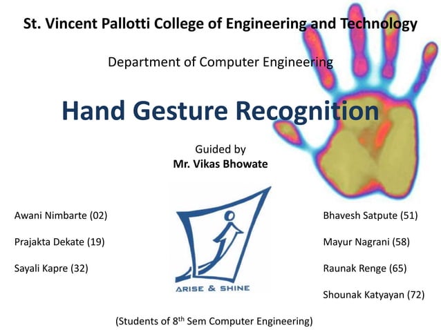 Hand Gesture Recognition | PPT