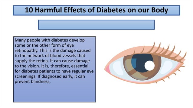 10 harmful effects of diabetes on the body | PPT