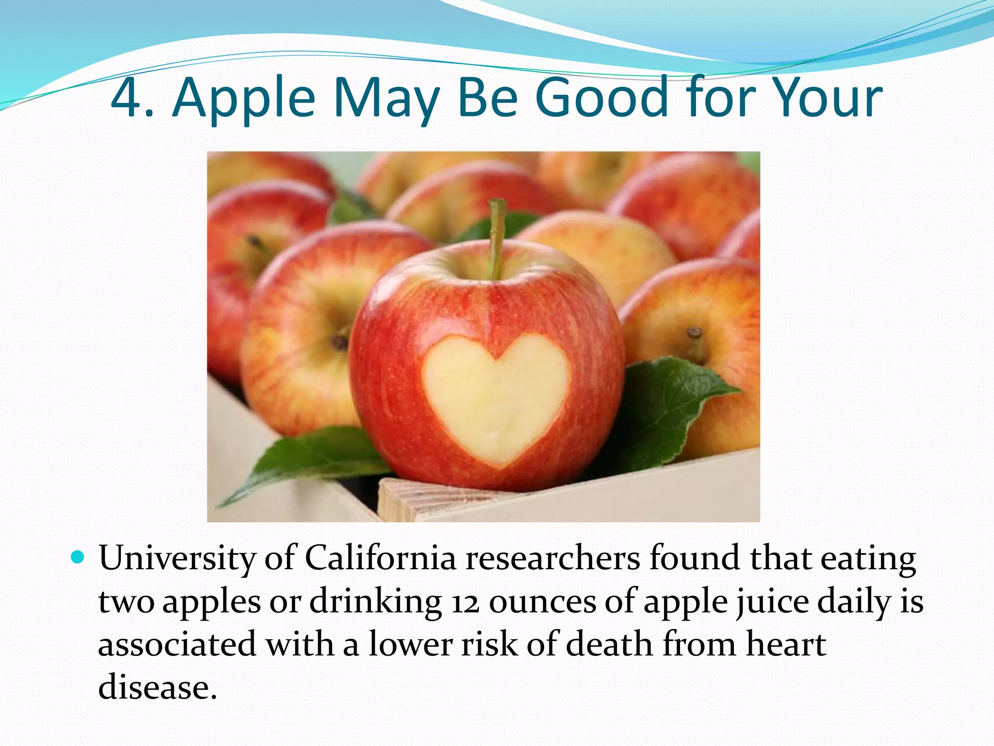 10 health benefits of apple | PPTX
