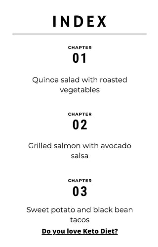 10 healthy recipes | PDF