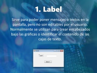 10 herramientas de visual basic | PPTX