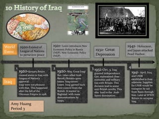 10 history of iraq | PPT