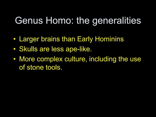 10 Genus Homo | PPTX | Geology | Science