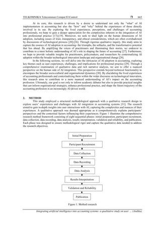 Integrating artificial intelligence into accounting systems: a ...