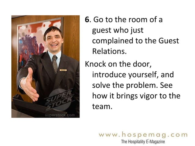 10 ideas for hotel general managers to motivate their team | PPT