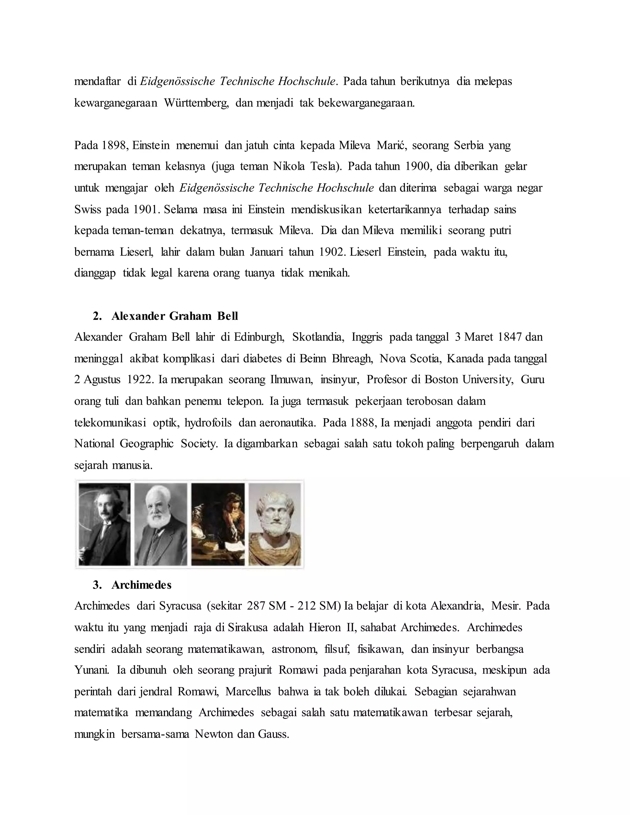 10 ilmuwan fisika terkenal | DOCX