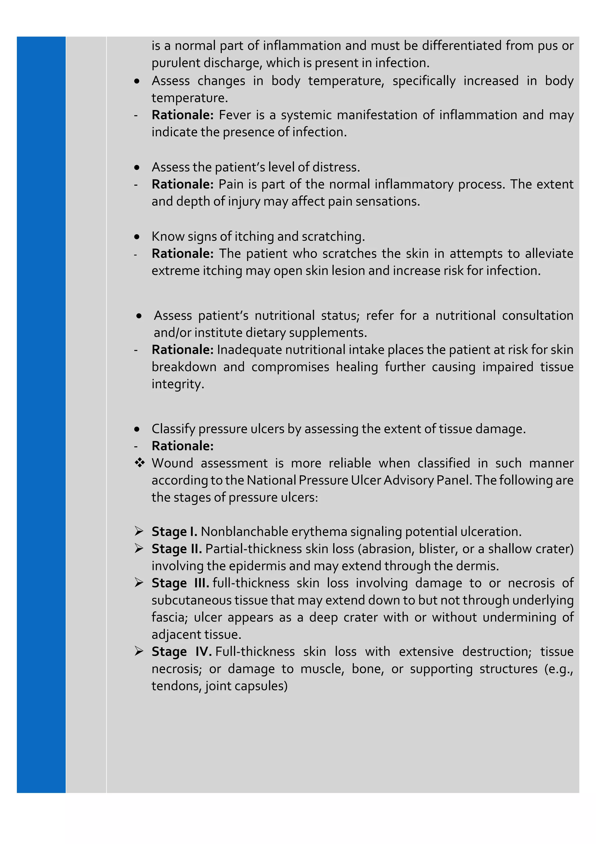 Impaired Skin Integrity Nursing Care Plan | PDF