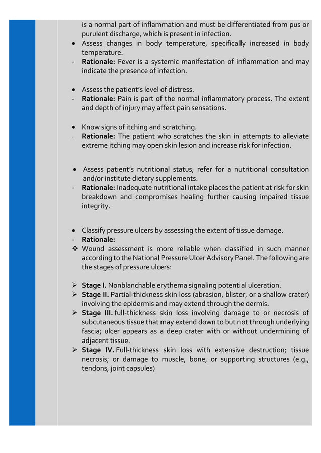 Impaired Skin Integrity Nursing Care Plan | PDF
