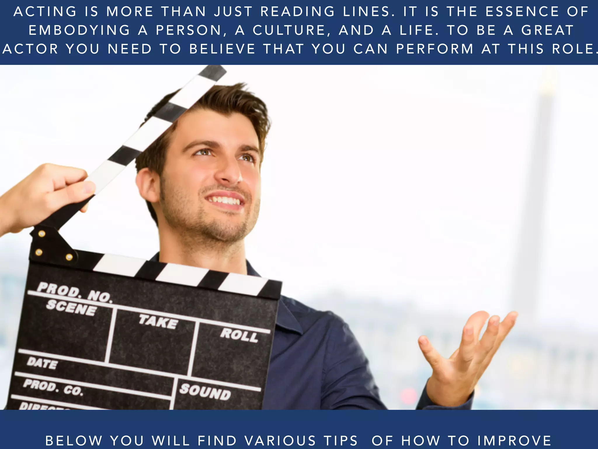 10 Important Acting Tips by Sergio Ristie | PPT