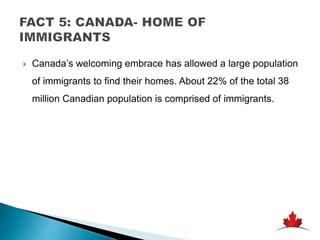 10 Facts About Canada Immigration | PPTX