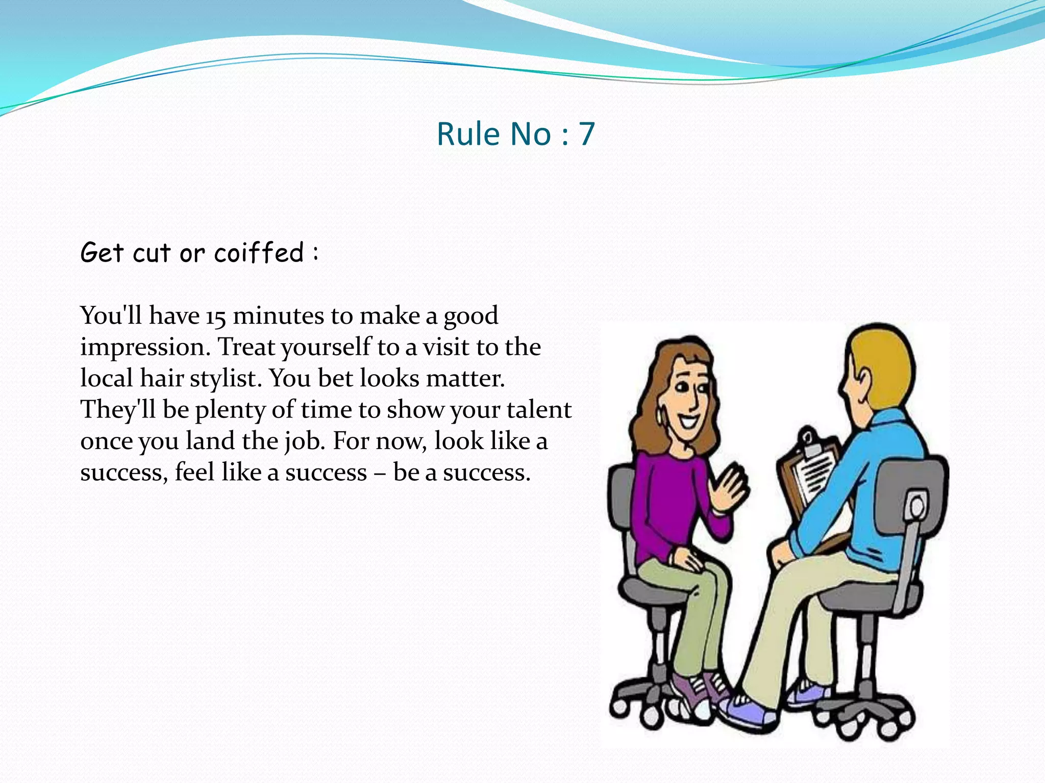 10 important rules of interview | PPTX