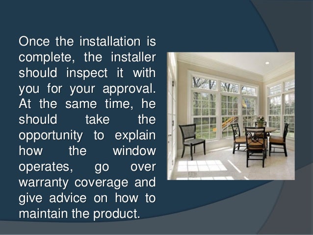 10 important steps for a proper window installation