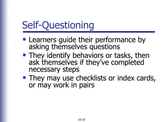 10 independent learning for class | PPT