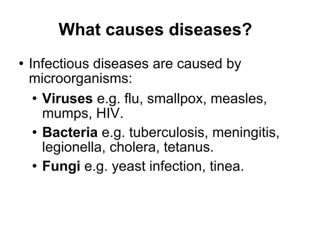 Y8 Humans 10 infectious diseases | PPT