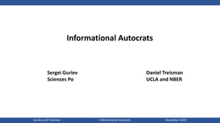Informational Autocrats | PPT