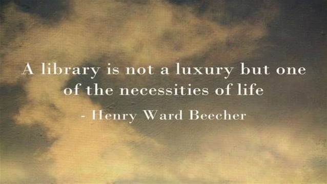 10 Inspirational quotes about library | PPTX