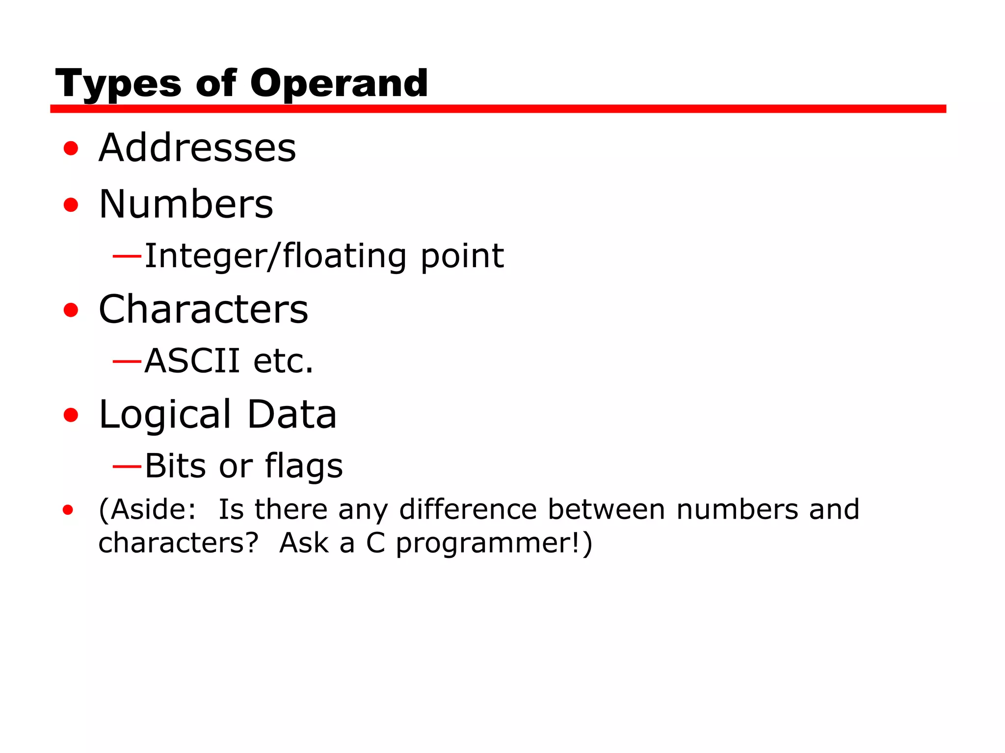 10 instruction sets characteristics | PPT