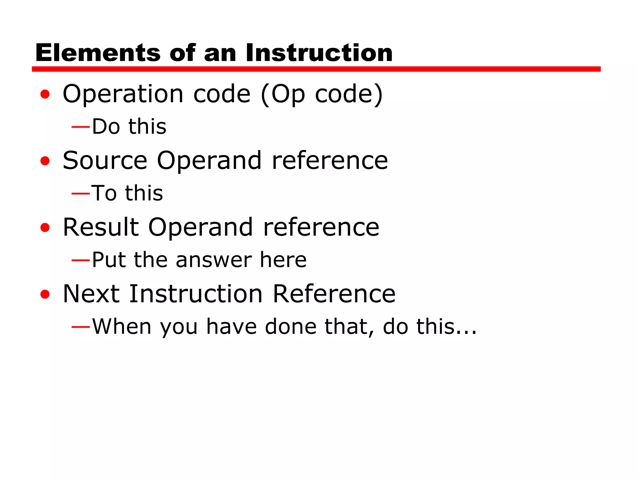10 instruction sets characteristics | PPT