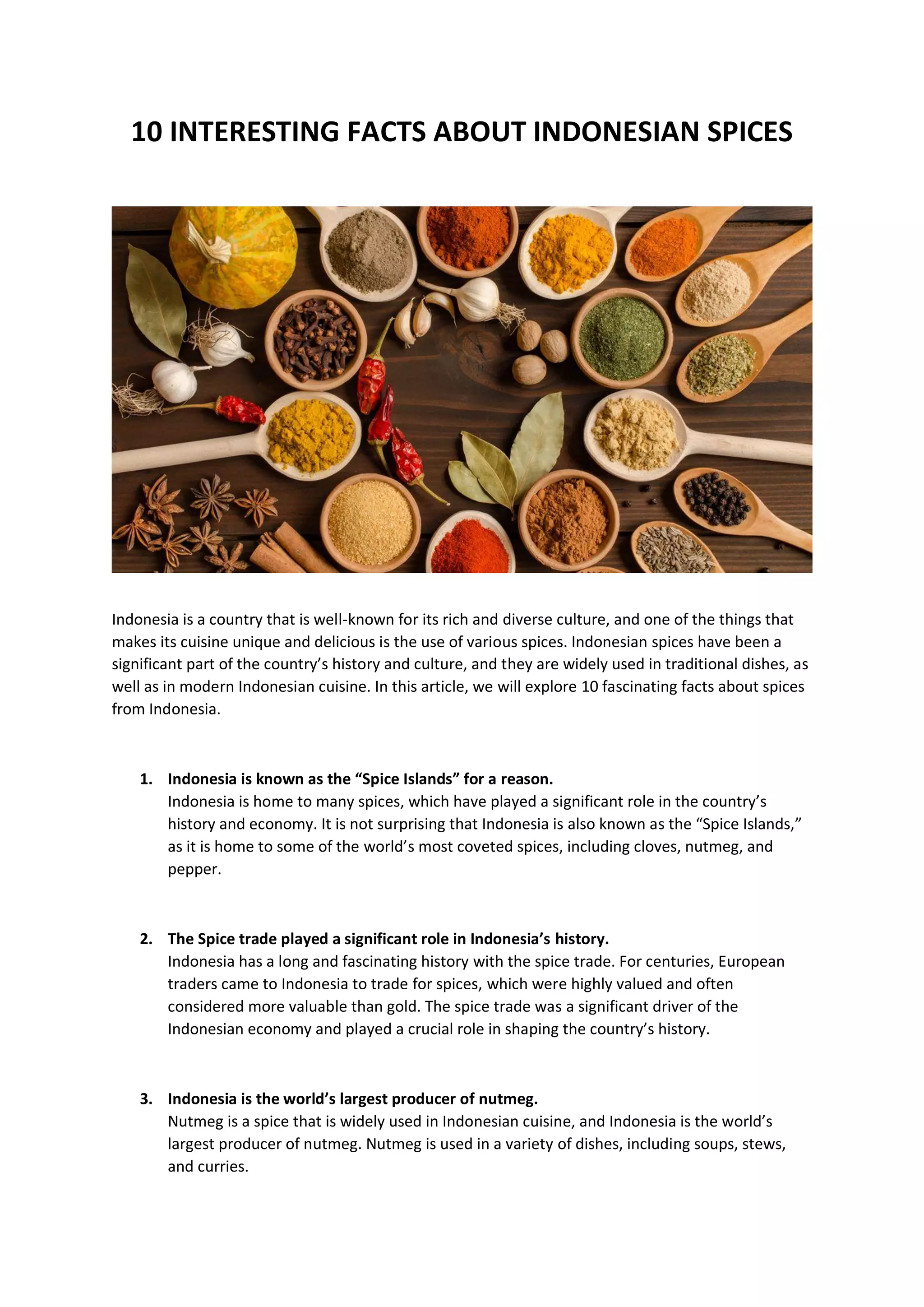 10 INTERESTING FACTS ABOUT INDONESIAN SPICES.pdf