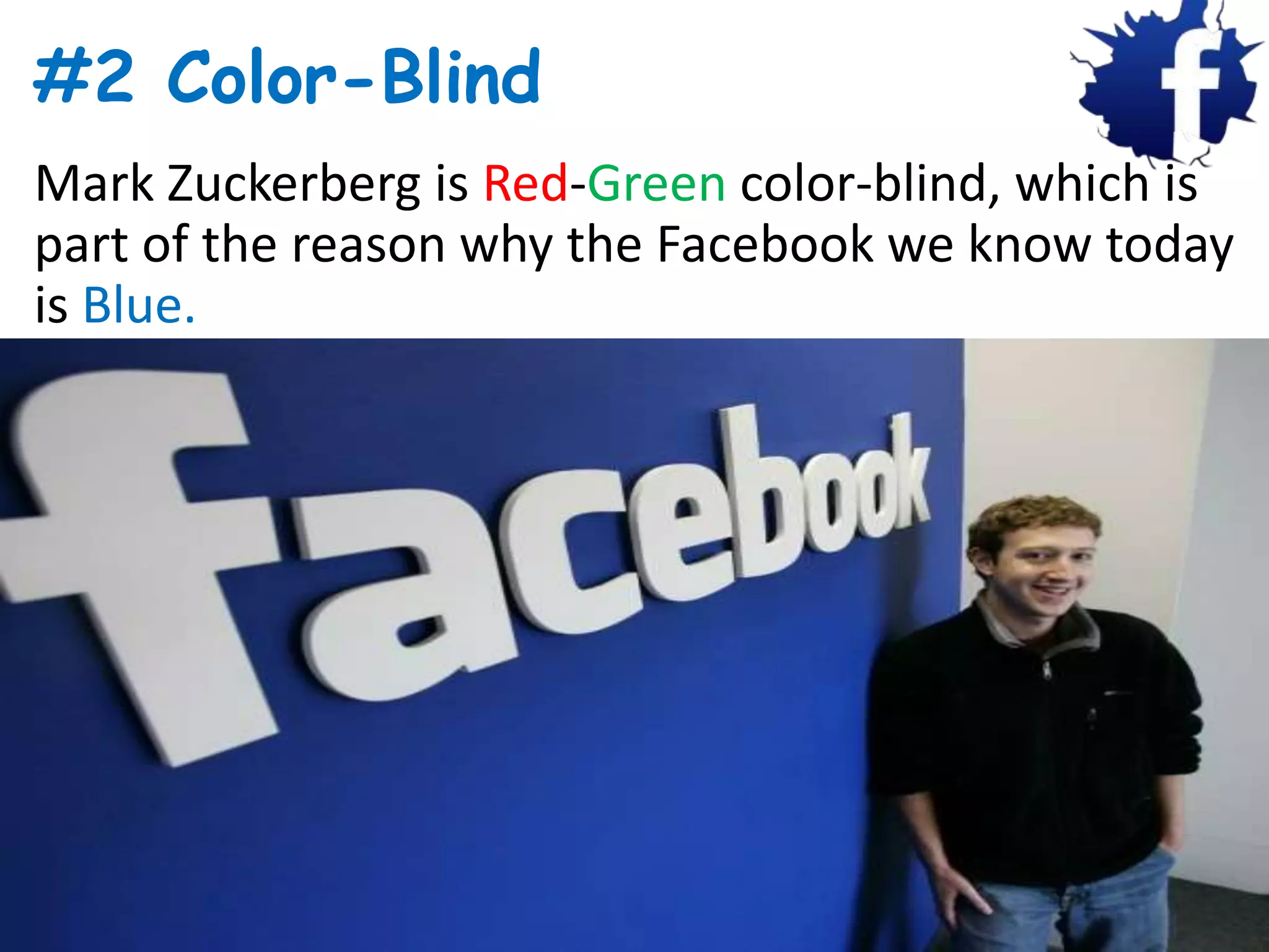 10 interesting facts about Mark Zuckerber | PPT