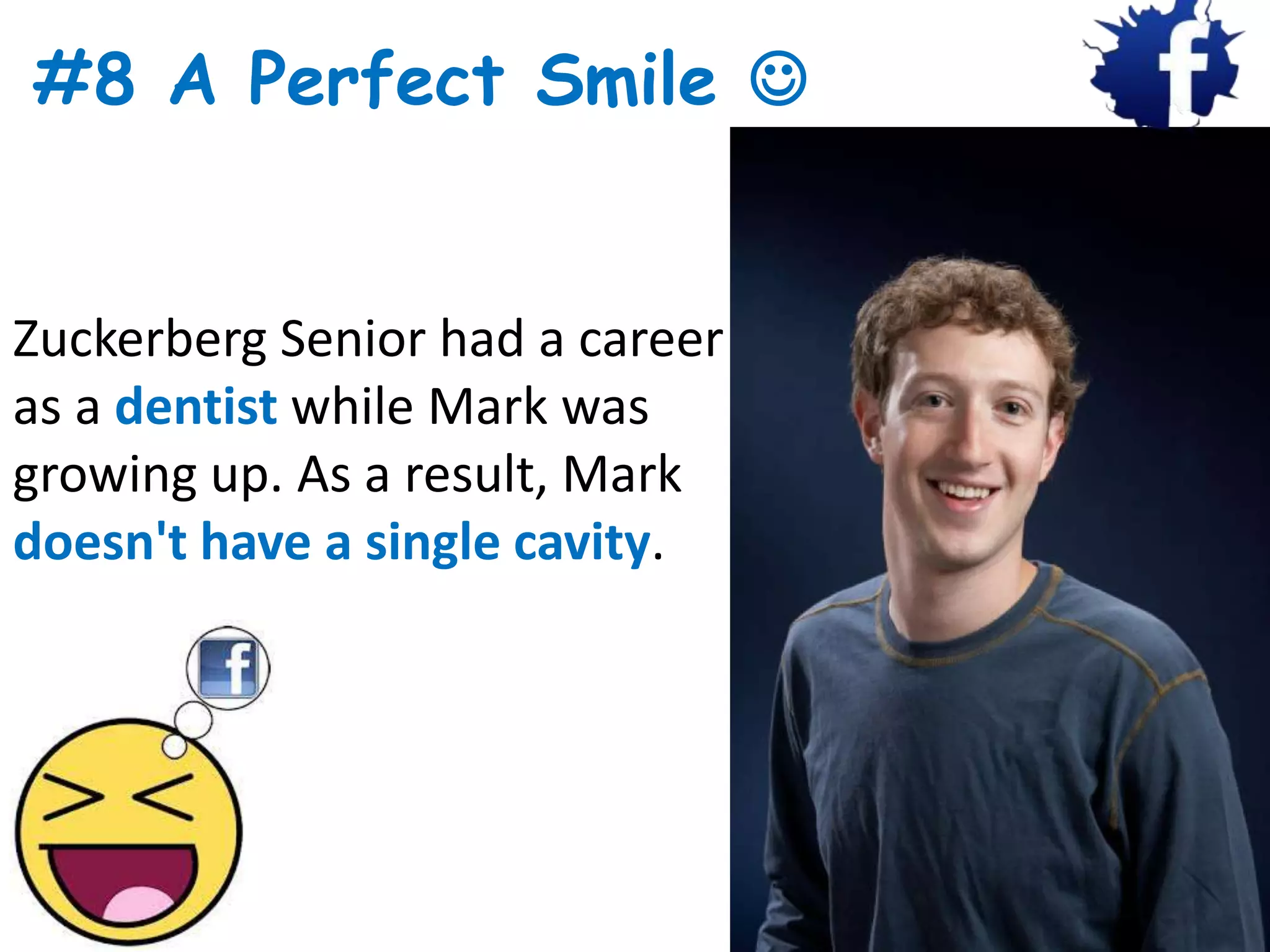 10 interesting facts about Mark Zuckerber | PPT