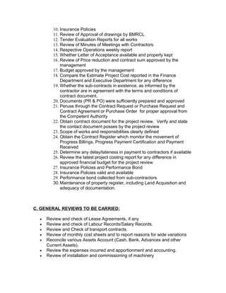 10 internal audit manual for construction companies | DOC