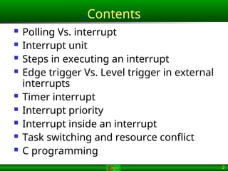 10_interrupt processing on AVR Microcont | PPT