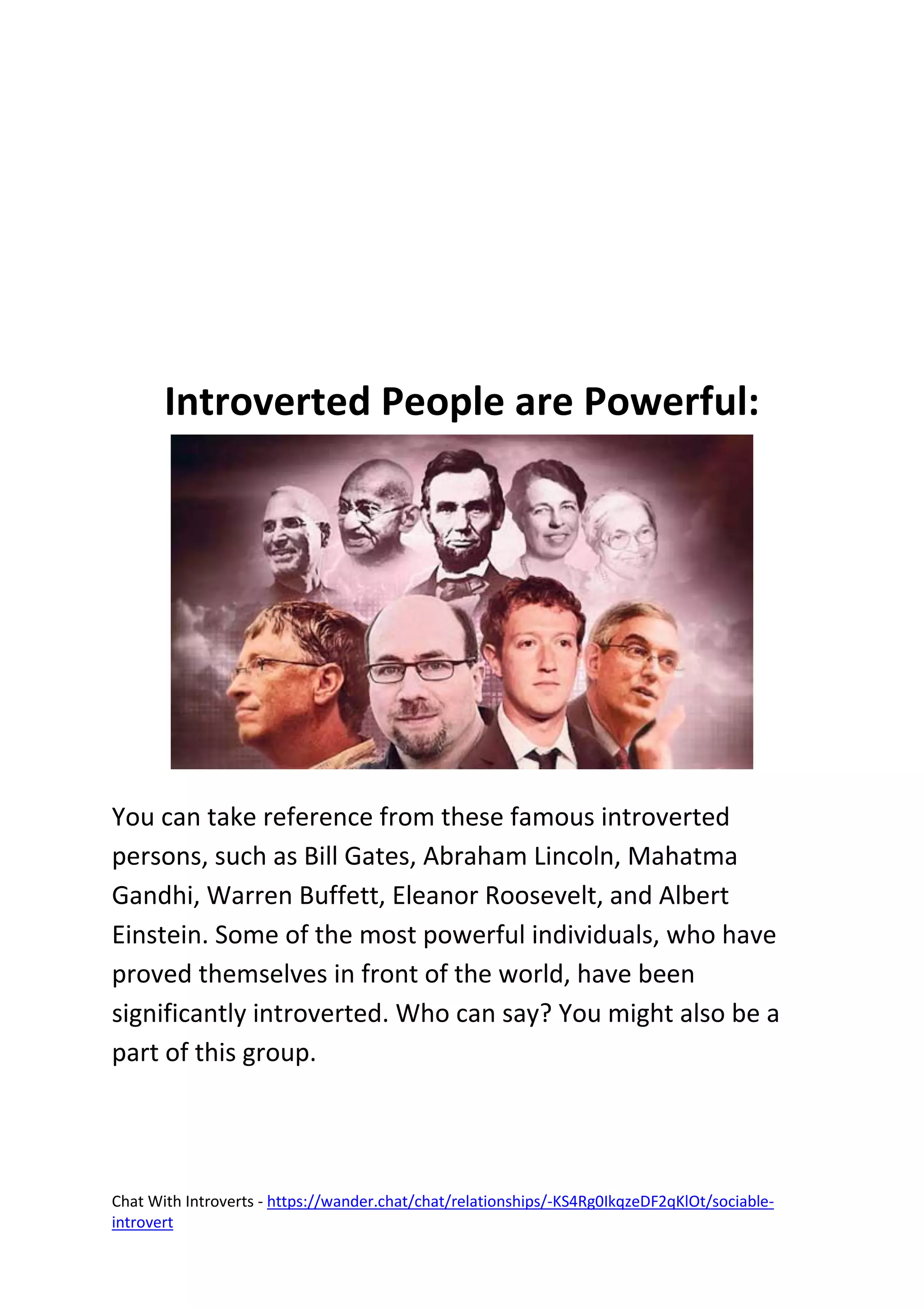 10 introvert personality traits that will make you feel better | PDF ...
