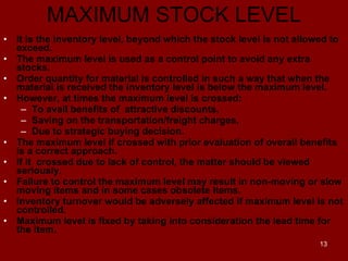 Inventory Control Model | PPT