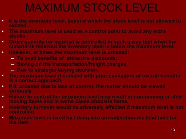 Inventory Control Model | PPT