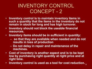 Inventory Control Model | PPT