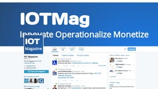 10 IoT Innovators we Follow on Twitter | PPT