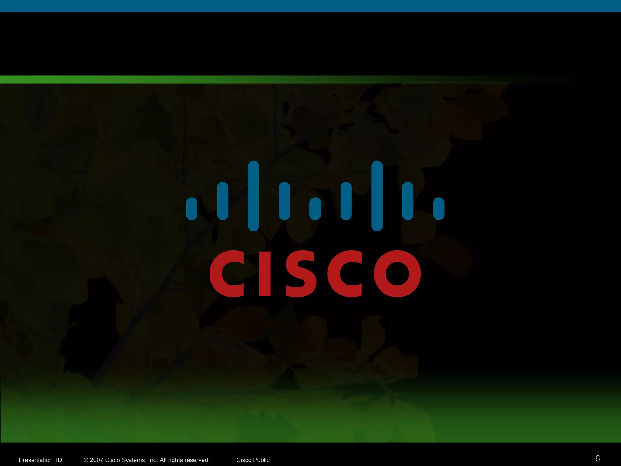 Laura Ipson - Cisco - Green Networks: The Backbone for Sustainability | PPT