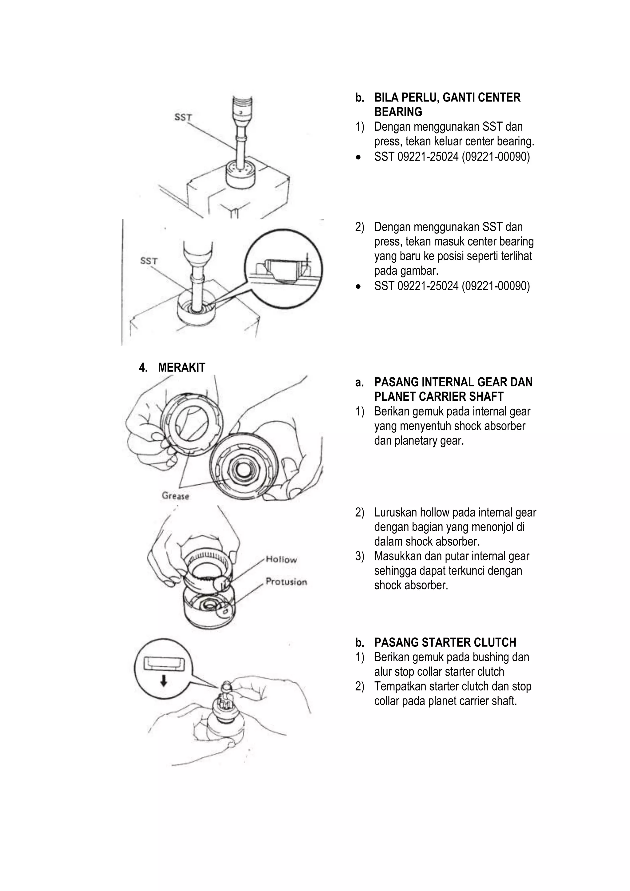 Jobsheet Overhaule Motor Starter Mobil | DOCX