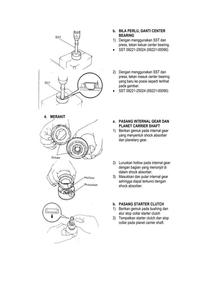 Jobsheet Overhaule Motor Starter Mobil | DOCX