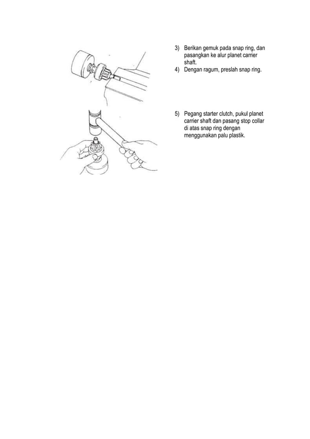 Jobsheet Overhaule Motor Starter Mobil | DOCX