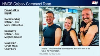 Monthly Information Session for HMCS Calgary | PPT