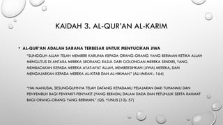 SEPULUH KAIDAH MENSUCIKAN JIWA DALAM ISLAM | PPTX