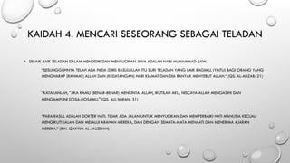 SEPULUH KAIDAH MENSUCIKAN JIWA DALAM ISLAM | PPTX