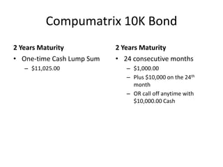 10 k corpbond | PPTX