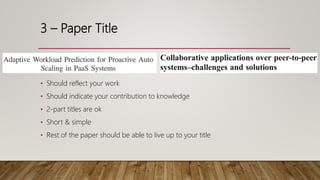 10 key elements of a research paper - A writers perspective | PPTX