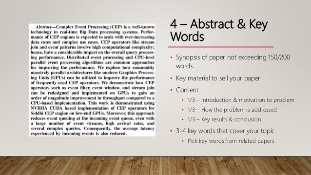 10 key elements of a research paper - A writers perspective
