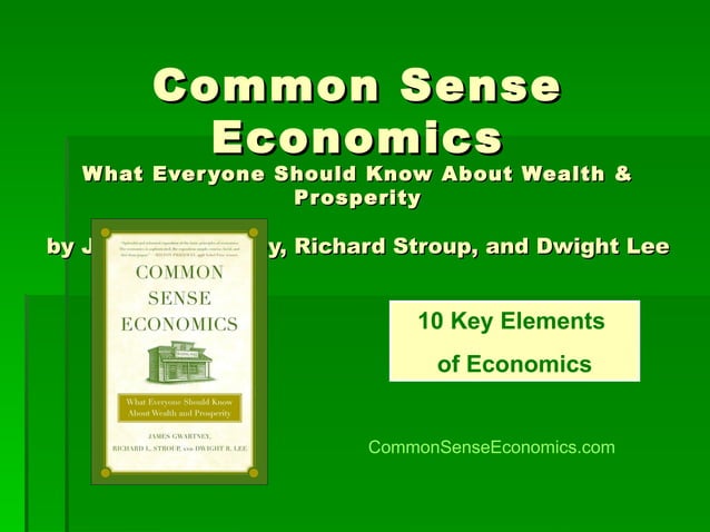 10 key elements_of_economics | PPT