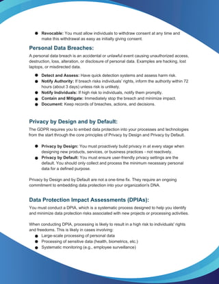 10 Key GDPR Requirements You Must Know to Protect Your Business | PDF