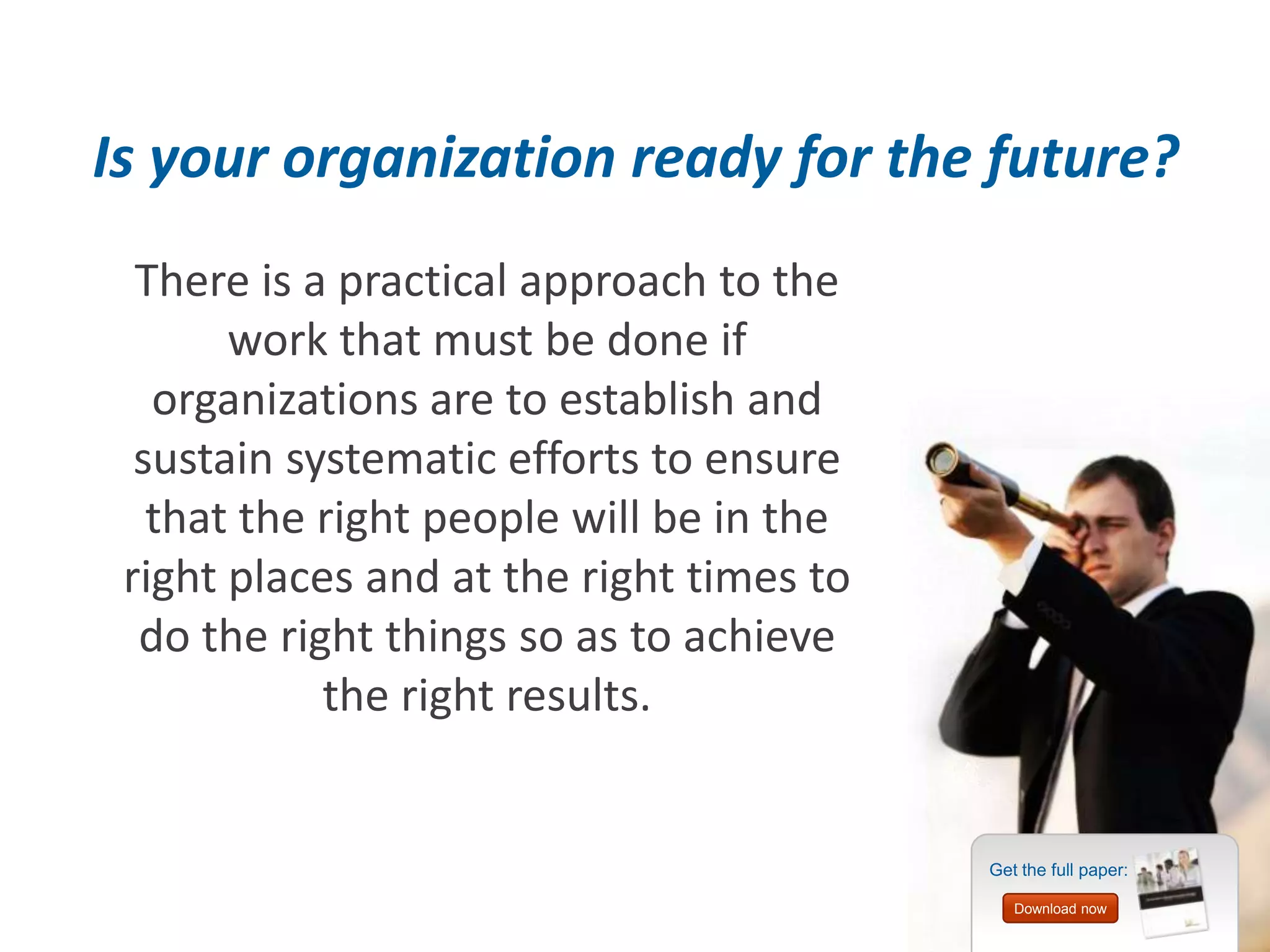 White Paper: 10 Key Steps to Effective Succession Planning | PPTX