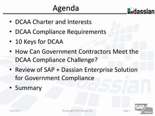 10 keys to evaluating DCAA compliant accounting software | PPT