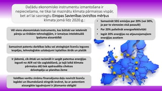 Klimata pārmaiņas un ekonomika (2.daļa) | PPT