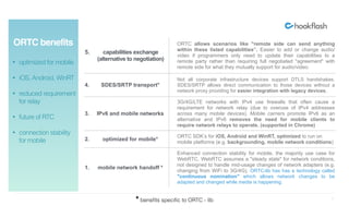 Kranky Geek WebRTC 2015 - The future of ORTC with WebRTC | PPT