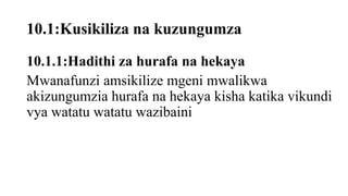 10 KUKUBALIANA NA HISIA.pptx CBC FOR GRADE 8 | PPTX