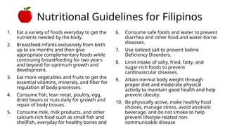 10 Kumainments nutrition for helathy filipino | PPTX